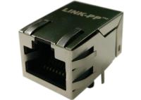 China AR11-3719 RJ45 Single Port 10/100 BaseT , No LED, EMI Fingers, Tab Up for sale