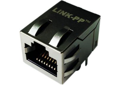 China RJ45 1x1 Magnetic 10/100 BaseT AR11-3893 No LED, EMI Fingers, Tab Up for sale