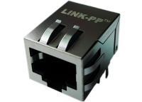 China AR11-3669 RJ45 1x1 Magnetic 10/100 BaseT Wo/LED, EMI Fingers Tab Down for sale