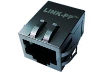 China AR11-3739 RJ45 1x1 Magnetic 10/100 BaseT No LEDs, Full EMI Fingers Tab Down for sale