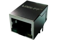 China AR11-3723 RJ45 1x1 Magnetic 10/100 BaseT LED G/Y, No EMI Fingers for sale