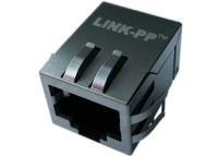 China Single Port RJ45 MJF13T45-KFxxB3-0808-LF Modular Jack W / Transformer 8p8c for sale