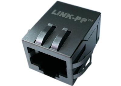 China Single Port RJ45 MJF13T45-KFxxB3-0808-LF Modular Jack W / Transformer 8p8c for sale