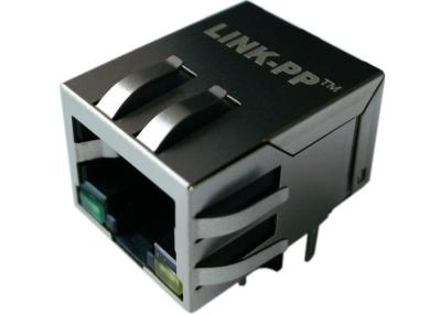 China MJF13T36L-KF06B3xx-0808 Rj45 Modular Jack Shielded With LED / Transformer for sale