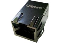 China LPJ2026KONL RJ45 Modular Jack Through Hole Pin To Pin Cross 0810-1X1T-03 for sale
