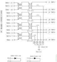 China 0826-1G1T-32-F Rj45 Modular Jack Gigabit Circuit W/Led's Shielded LPJK4036AWNL for sale