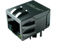 China LPJ0049A76NL Rj45 Jack Cross 1-6605310-1 , With 8 Diodes,LED Buit in Resistors for sale