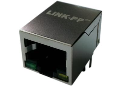 China LMJ3628841TA753 Rj45 DIP 10/100Base-T Tab-down Right Angle Rj45 With LED for sale