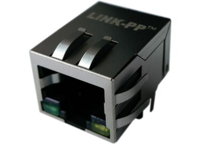 China RJMG1BD3B8K1ANR RJ45 Magnetic Jack 10/100 Single Port With Filter LED for sale