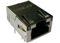 China RJMG2010S9930NR Ultra Low Profile RJ45 Jack 1000 Base-T Single Port for sale
