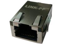 China RJMG201220030NR Ultra Low Profile RJ45 Jack 1000Base-T Single Port Tab-up Model for sale