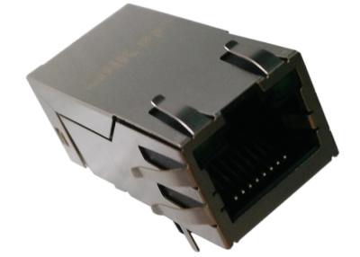 China 085789-1003 POE RJ45 Connector Gigabit Magnetic Jack PoE PLUS 1x1, LEDs for sale
