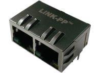 China XMG-02G-5-D22-4-171-SS Multi-port RJ45 LPJ26404AFNL W/LED 10/100 Base-T Filter for sale