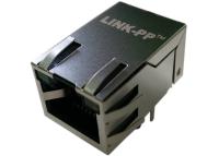China LPJ2011KONL RJ45 Modular Jack 10/100 Base-T , Cross 10/100Base 08B0-1X1T-06 for sale