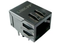 China Magnetic RJ45 Connector MOX-RJ45TD-035 10/100Mbps Ethernet Lan Single Port for sale