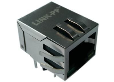 China Magnetic RJ45 Connector MOX-RJ45TD-035 10/100Mbps Ethernet Lan Single Port for sale