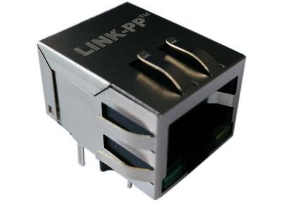 China Magnetic RJ45 Connector MOX-RJ45TD-048 10/100Mbps Ethernet Lan Single Port for sale