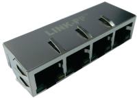 China Rj45 Magnetics Built-in 1000Base-T Connector HFJ14-1G46ER-L11RL for sale
