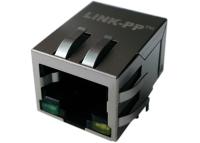 China LPJG0820G4NL Magnetic RJ45 Jack 1X1 Cross 7499111441A Connectors for sale