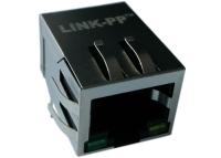 China LINK-PP LPJG0833G4NL Cross 6605444-6 1x Gigabit Magnetics Rj45 Connector for sale