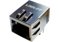 China RB1-2S5T9W14 10/100/1000 Full Duplex 1x Gigabit Ethernet Rj45 Connector With Led for sale