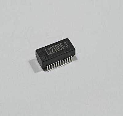 China L22T006-3 Single Port Ethernet Magnetic Transformer 1G Base - T POE 60W for sale
