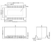 China L22T006-3 Single Port Ethernet Magnetic Transformer 1G Base - T POE 60W for sale