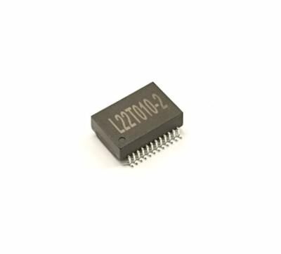 China UDE L22T010-2 Single Port Discrete Magnetic Transformer 1000 Base - T LAN Filter PoE 15W for sale