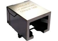 China 95540-6886 1*1 Port Low - Profile RJ45 Jack SMT Without Magnetic LPJE8802DNL for sale