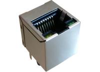 China LPJE681XBDNL Vertical RJ45 Jack Top Entry 8P8C 180 degree Straight Mounting for sale