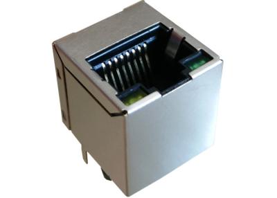 China LPJE681XBDNL Vertical RJ45 Jack Top Entry 8P8C 180 degree Straight Mounting for sale
