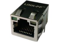 China XFGIG8AB-CTGxu1-4MS , Single Port Female RJ45 Modular Plugs 1x1000Mbps Jack for sale
