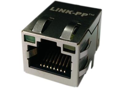 China XFGIG8AB-CTGxu1-4MS , Single Port Female RJ45 Modular Plugs 1x1000Mbps Jack for sale