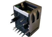 China XFGIG8M-CAGY1-4MS Gigabit Ethernet Jack , 10/100/1000 Mbps Rj45 Socket Female for sale
