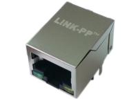 China LPJ0012HDNL Magnetic 1x R-j45 , 8P8C , Shield Right Angle W/LED for sale
