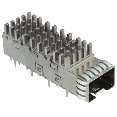 China TE 2007464-2 SFP+ Cage With Heat Sink External Springs for sale