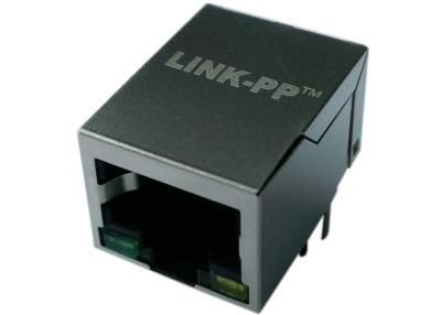 China LPJG0801FBNL RJ45 With Integrated Magnetics , 10/100/1000M Ethernet Connector for sale