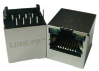China LPJD4011BENL Top Entry 1x Rj45 Transformer 10/100Mbps Female Jack , RoHS for sale