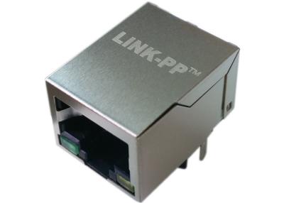 China LPJG0820HENL 1x10/100/1000Mbps Gigabyte Mag Rj45 Modular jack for sale
