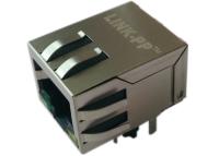 China LPJ4013EDNL 10/100 Base-T RJ45 Magnetic Jack With LED & EMI Shielding for sale