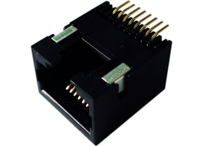 China 10P 8C Low-Profile RJ45 Jack LPJE12DNL Side Entry SMT No LED Indicator for sale