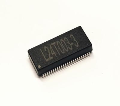 China UDE L24T003-3 1000 Base - T Dual Port Lan Filter Magnetic Transformer PoE 30 / 60W for sale