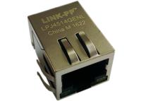 China LPJ4514GENL 1x Rj45 Power Over Ethernet, R/A 90 Degree 10/100Mbps IEEE802.3af for sale
