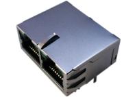 China 6610005-4 Pin To Pin Equivalent LPJG28831A94NL Rj45 2x10/100/1000Mbps Magnetics for sale