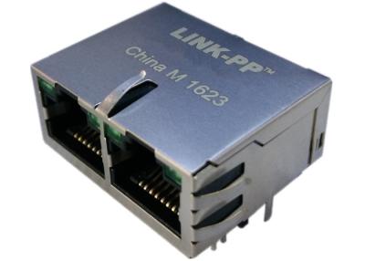 China Pulse JG0-0024NL Replacement UTP RJ45 2x 10/100/1000 Base-T Tab-UP Module for sale