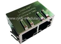 China XMG-02G-5-D22-4-171-SS Multi-port RJ45 LPJ26404AFNL W/LED 10/100 Base-T Filter for sale
