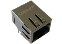 China XPJG-1-01J-4-P25-110 Rectifier Circuit LPJ0112GENL 1x10/100M Power Ethernet Jack for sale