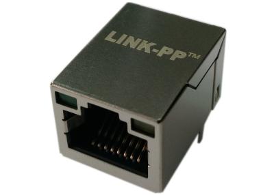 China LPJG16402BENL Cross 46F-1302GYDNW2NL 1xRj45 GiG-E, Shield W/LED R/A ,Latch-up for sale