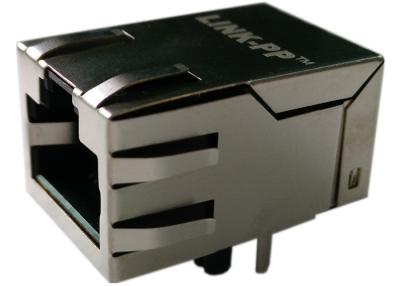 China LPJ1150CNL Rj45 Cross P62-PCZ-12W9 Magnetic Female Jack 1x10/100Mbps Ethernet for sale