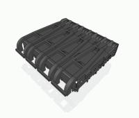 China 2170030-1 SFP+ Cage 1x4 Port 16 Gb/S Included Lightpipe External Springs for sale